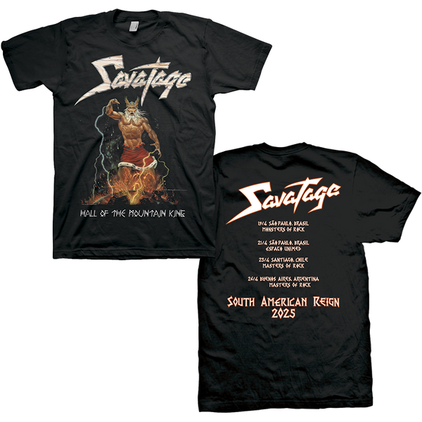 Savatage HOTMK South America 2025 T-Shirt | Savatage Official Merch Store